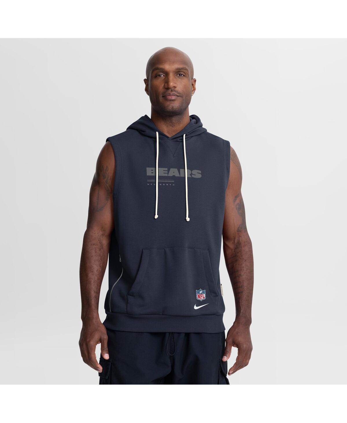 Click here for Nike Mens Navy Chicago Bears Sideline Standard Iss... prices