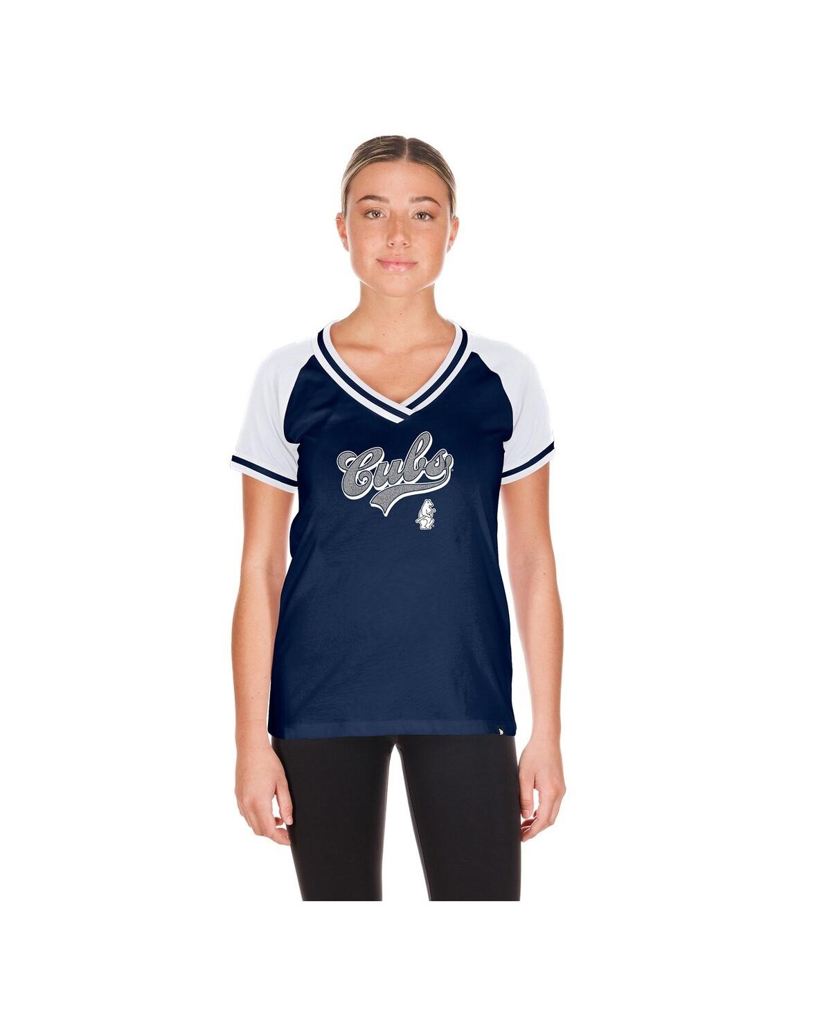 Click here for New Era Womens Navy Chicago Cubs Gameday V-Neck T-... prices