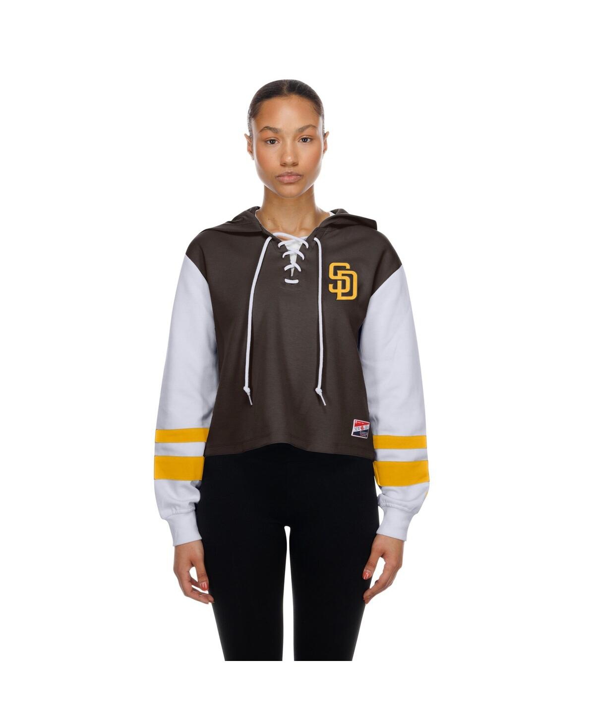 Click here for New Era Womens Brown San Diego Padres Boxy Lace-Up... prices