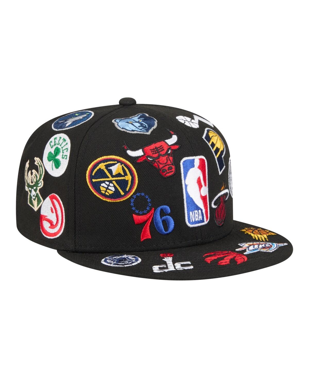 Click here for New Era Mens Black Nba All-Over 59FIFTY Fitted Hat... prices