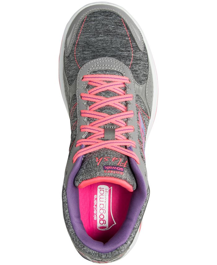 Skechers Women's Go Walk 2 - Flash Running Shoes from Finish Line - Macy's