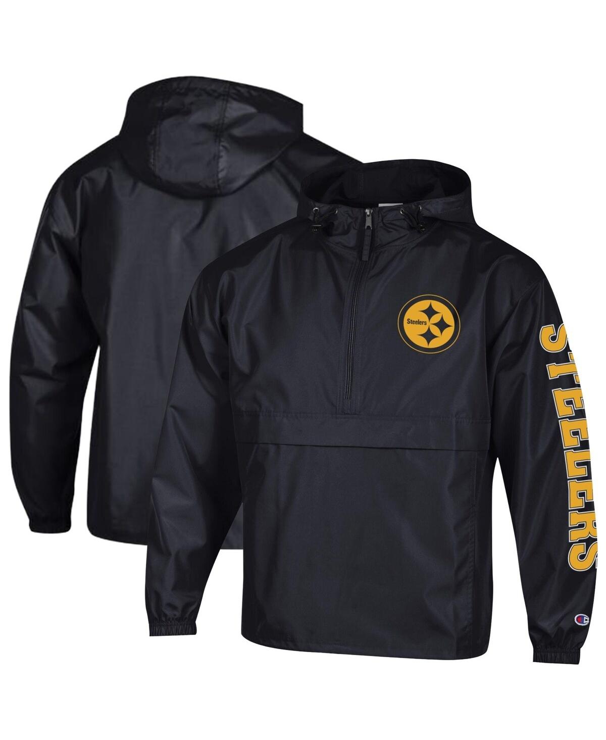 Click here for Champion Mens Black Pittsburgh Steelers Packable H... prices