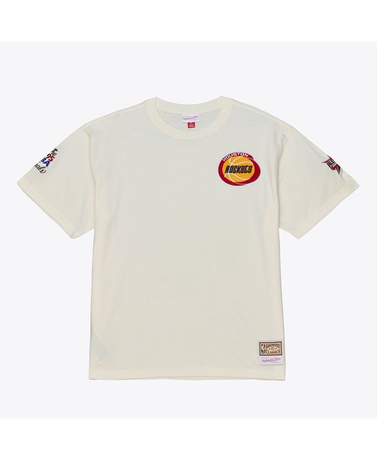 Click here for Mitchell & Ness Mens Cream Houston Rockets Hardwoo... prices