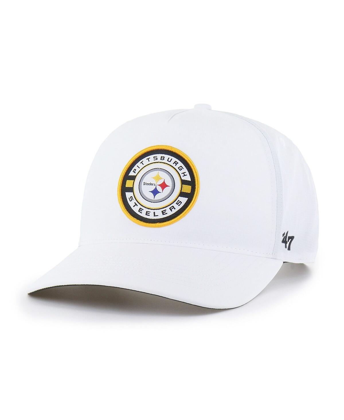 Click here for 47 Brand Mens White Pittsburgh Steelers Strand Adj... prices