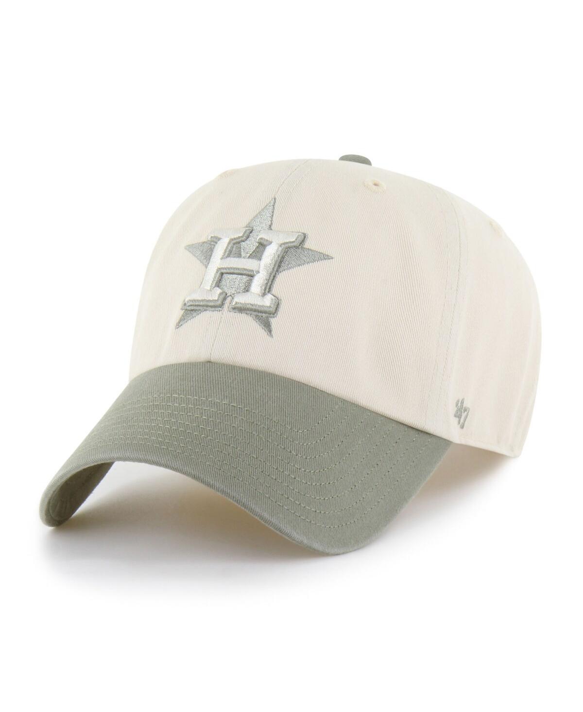 Click here for 47 Brand Mens Natural/Olive Houston Astros Two-Ton... prices