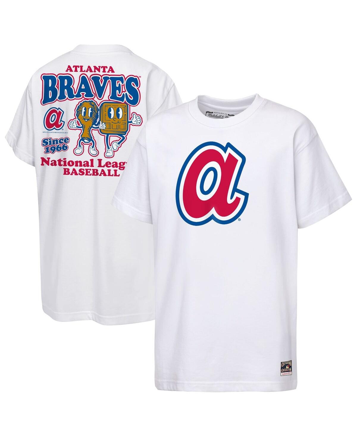 Click here for Mitchell & Ness Big Boys and Girls White Atlanta B... prices