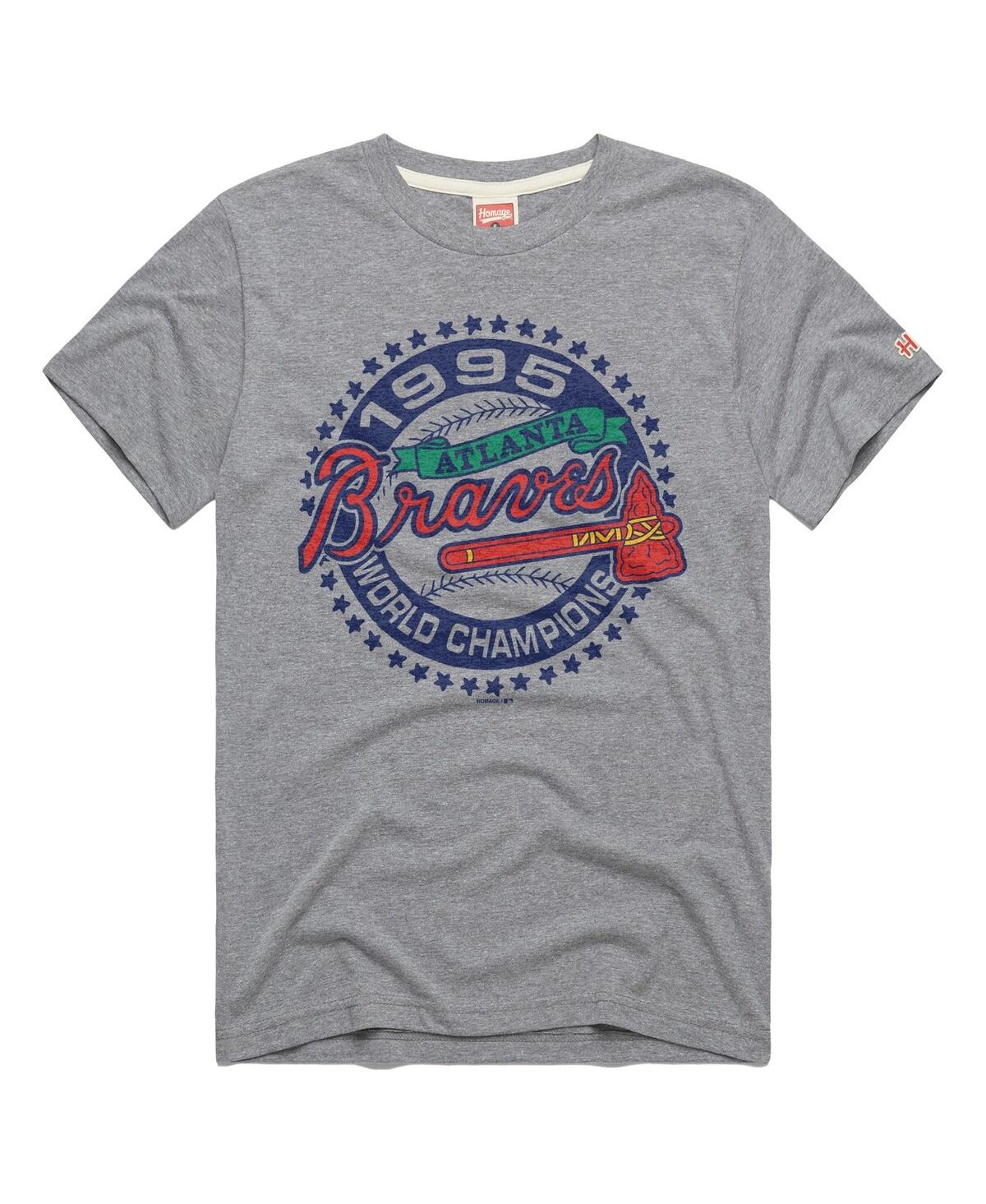 Click here for Homage Mens Gray Atlanta Braves Tri-Blend Hyperloc... prices