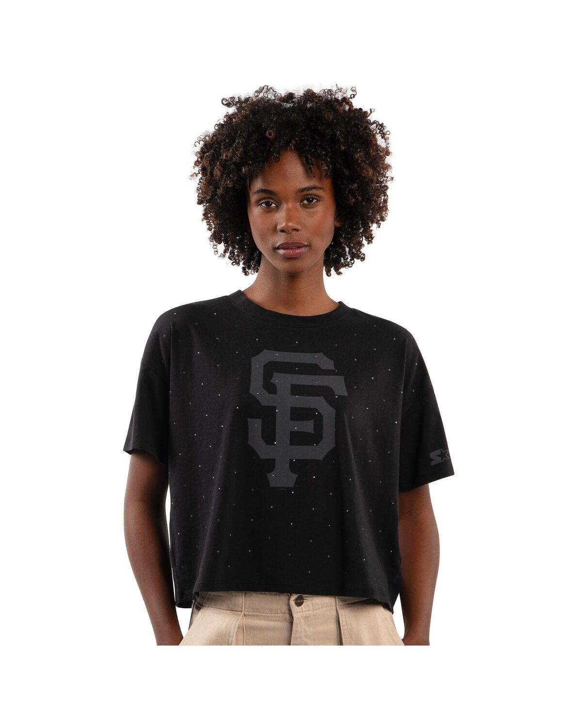 Click here for Starter Womens Black San Francisco Giants Rhinesto... prices