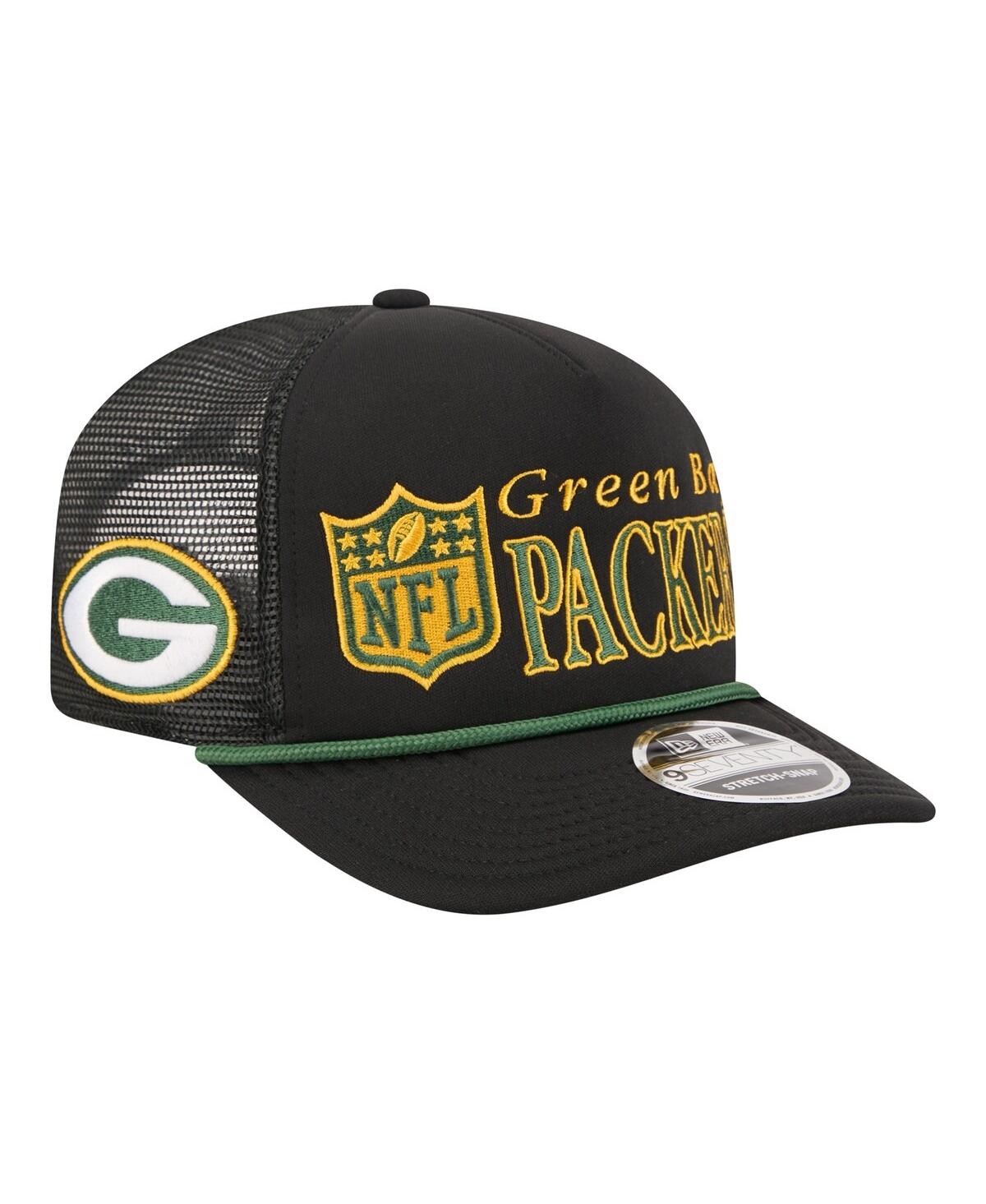 Click here for New Era Mens Black Green Bay Packers Throwback Foa... prices