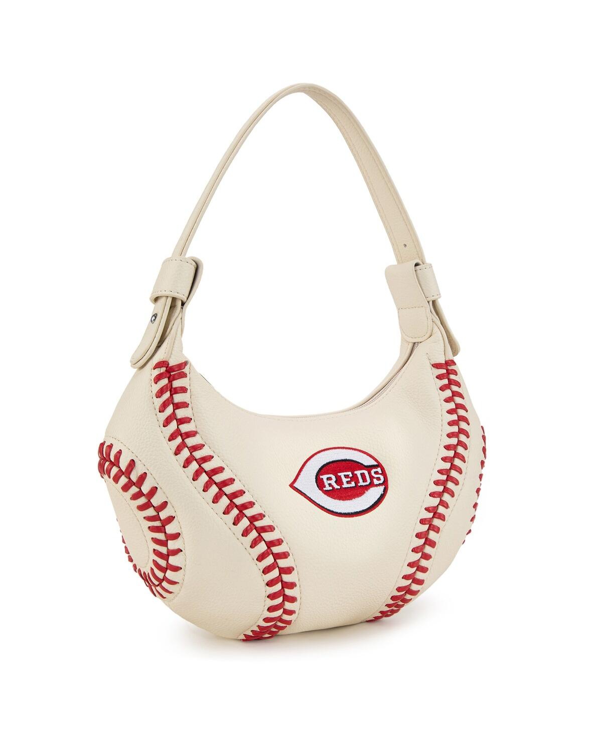 Click here for Montana West Cincinnati Reds Shoulder Hobo Bag - B... prices