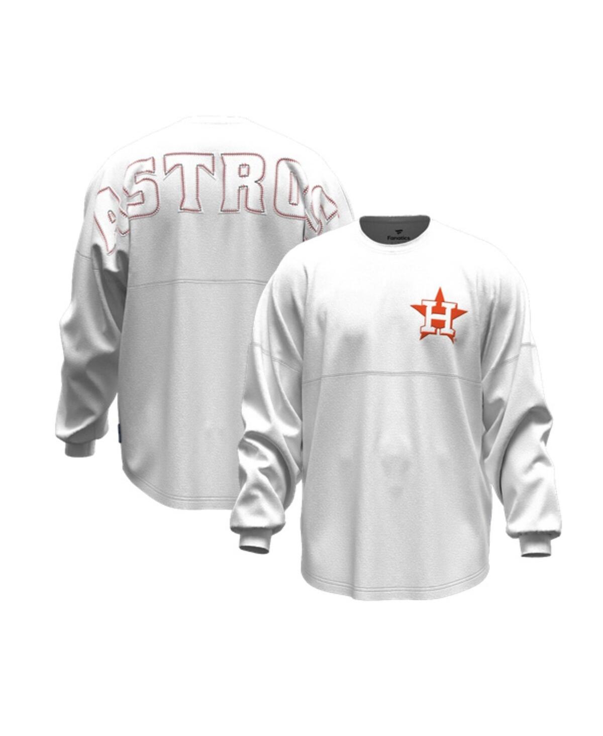 Click here for Fanatics Womens White Houston Astros Baseball Stit... prices