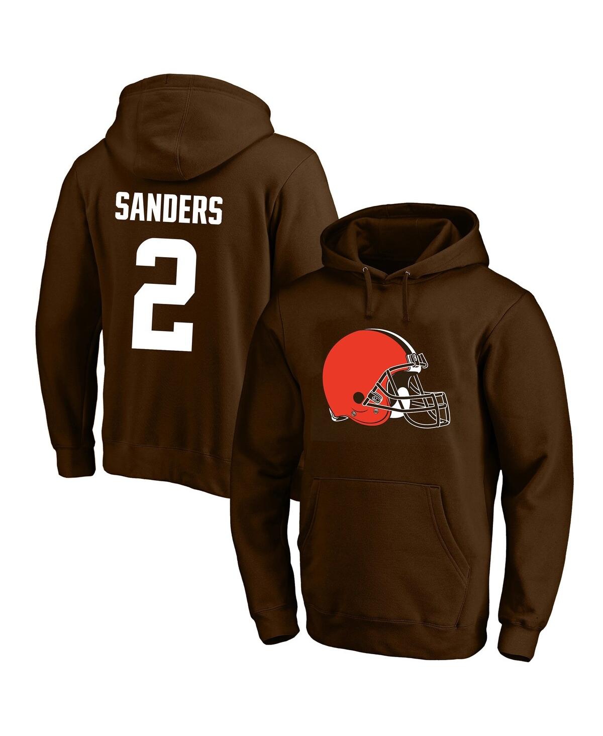 Click here for Fanatics Mens Shedeur Sanders Brown Cleveland Brow... prices