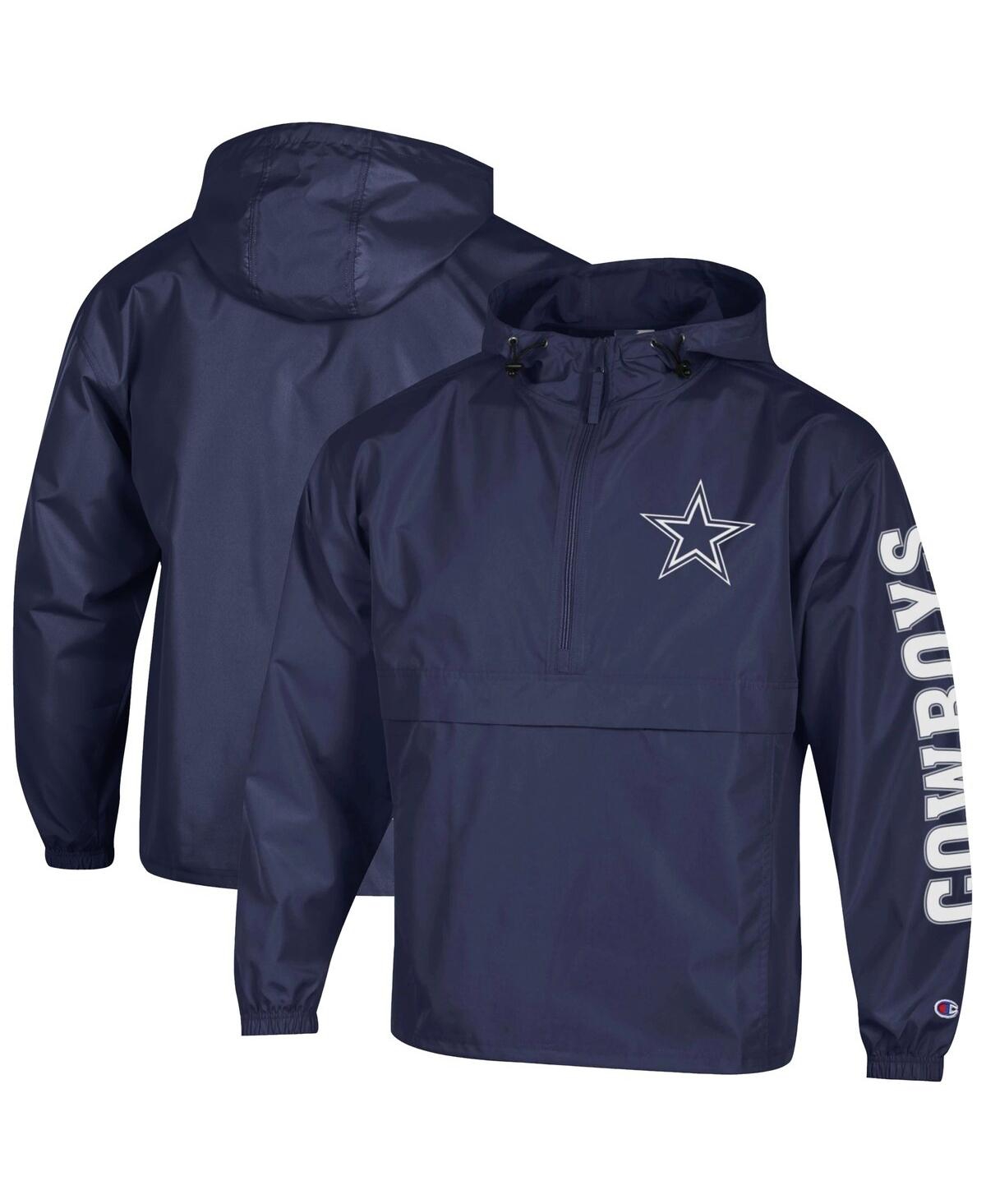Click here for Champion Mens Navy Dallas Cowboys Packable Hooded... prices