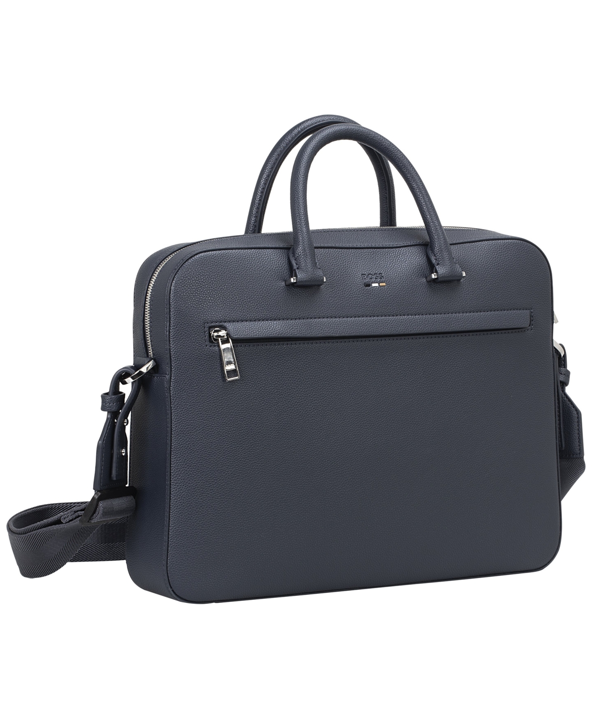 Click here for Hugo Boss Mens Ray Document Case Briefcase - Blue prices