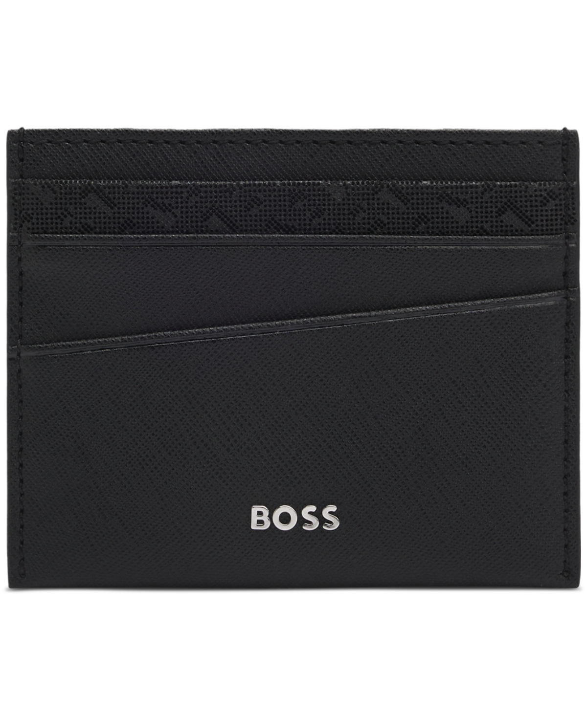 Click here for Hugo Boss Mens Open Face Leather Wallet - Black prices