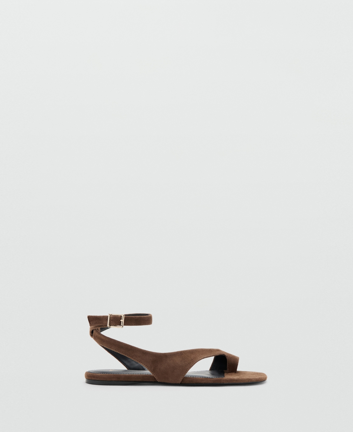 Click here for Mango Womens Leather Straps Sandals - Brown prices