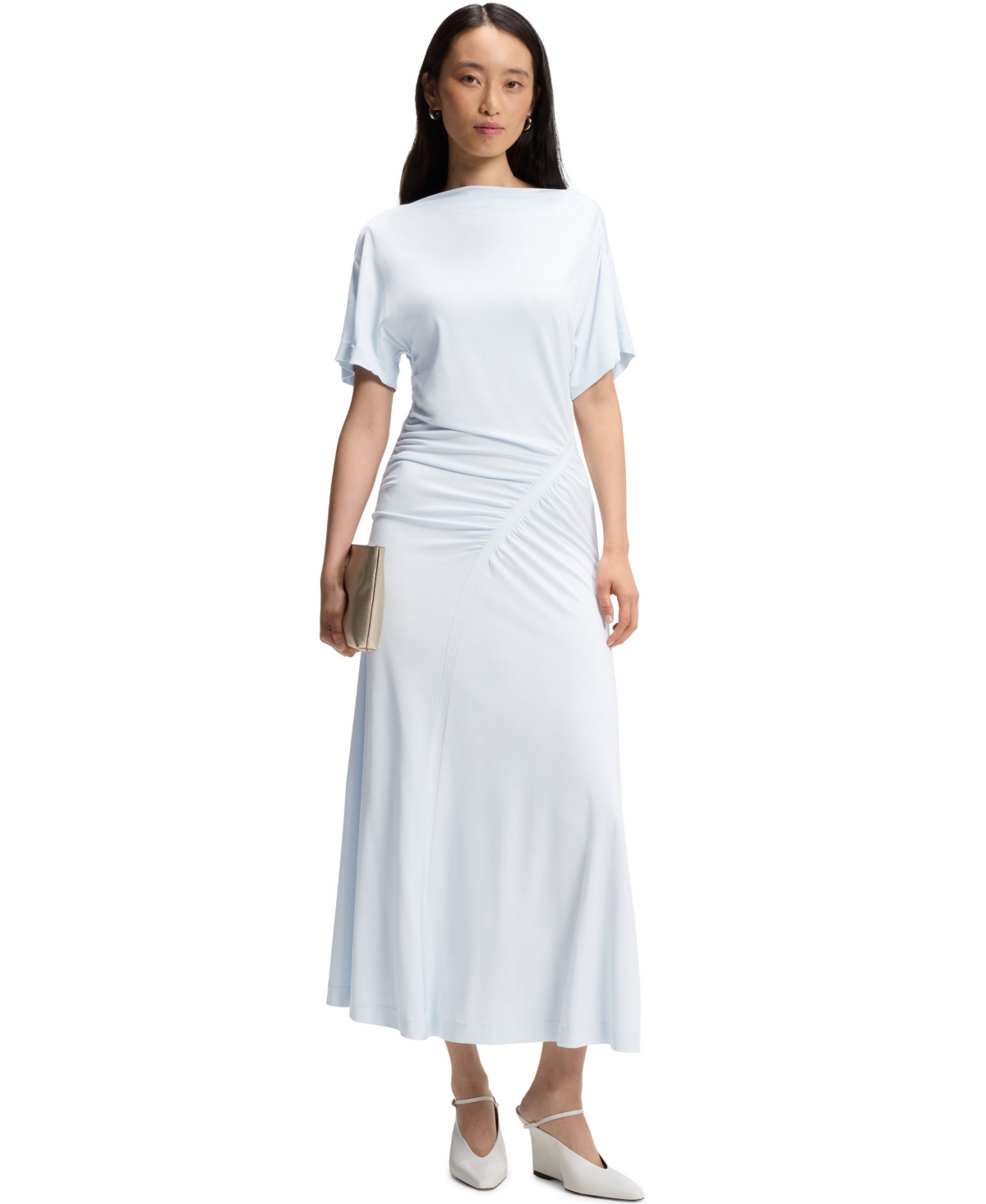 Click here for Boss by Hugo Boss Womens Slim-Fit Gathered Detail... prices