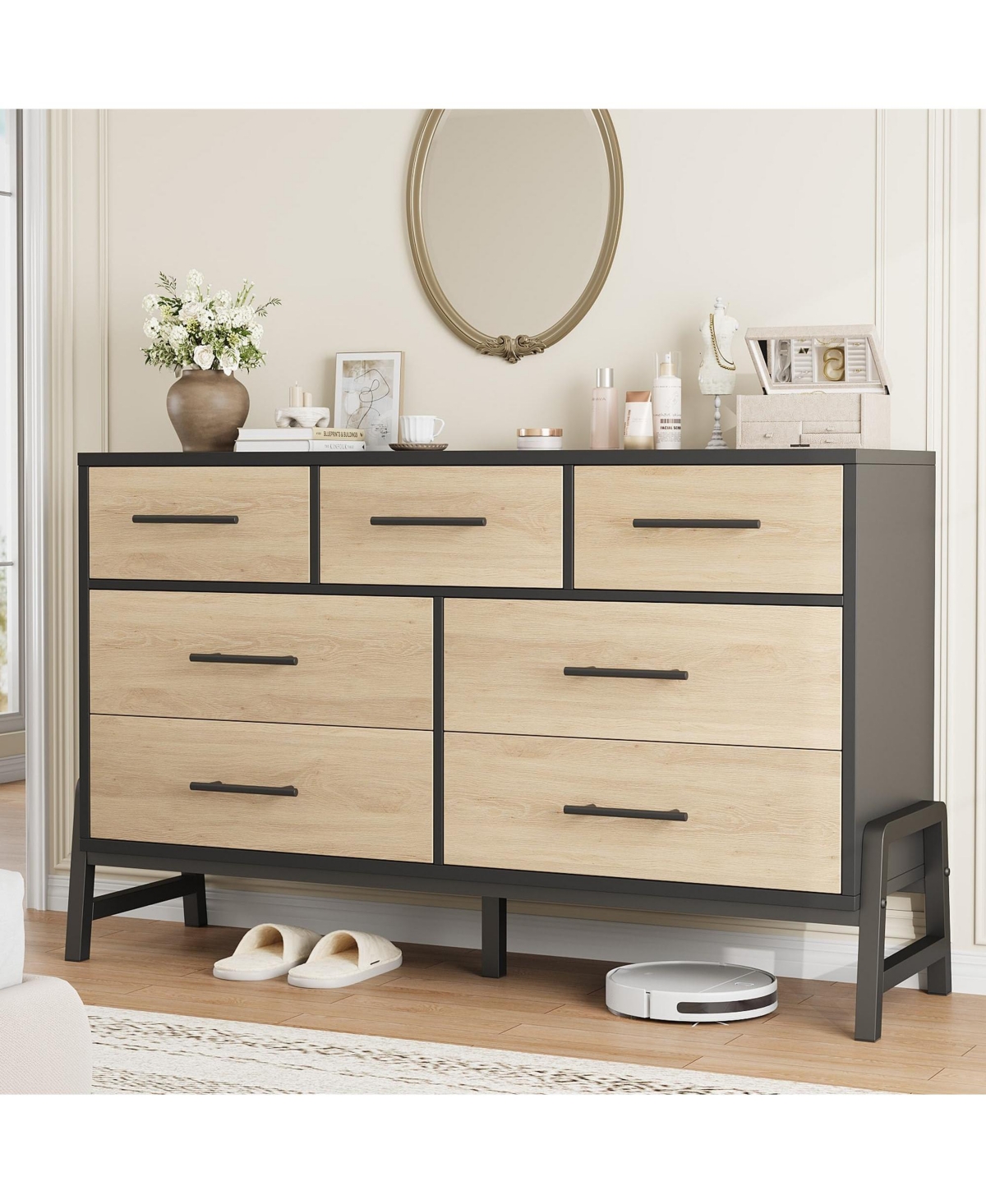 Click here for gaomon 7-Drawer Dresser for Bedroom  52 Wide Frees... prices