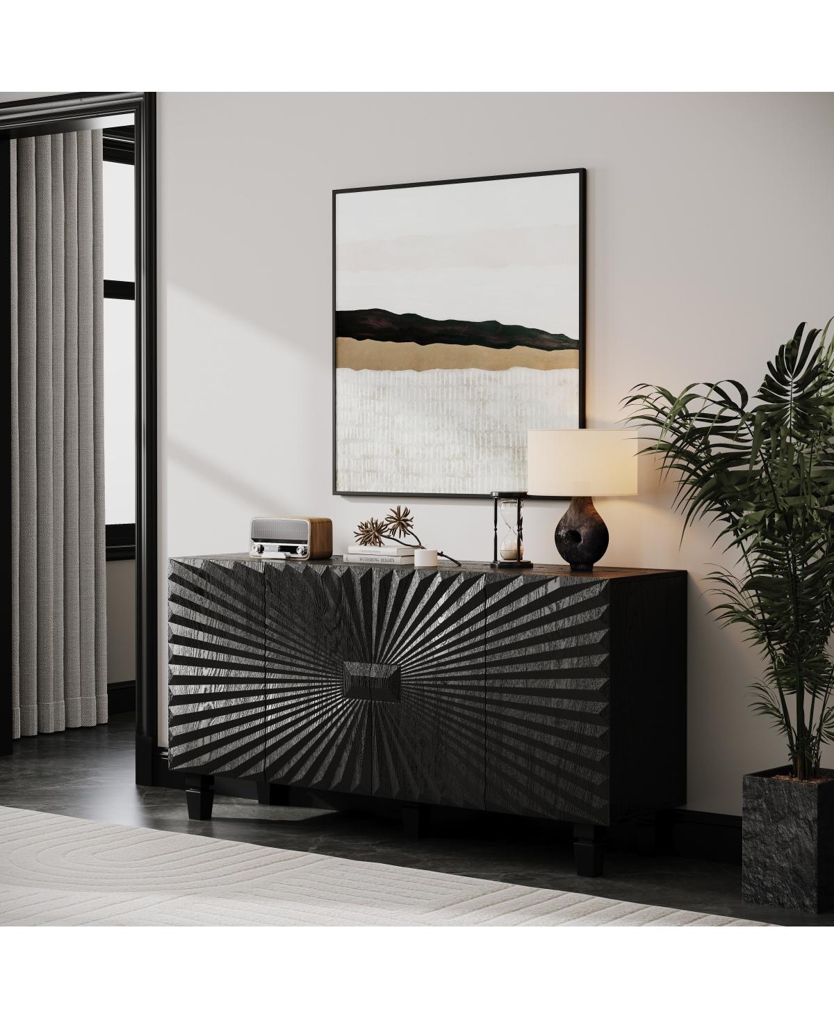 Click here for Streamdale Furniture Modern 59 Buffet Sideboard wi... prices