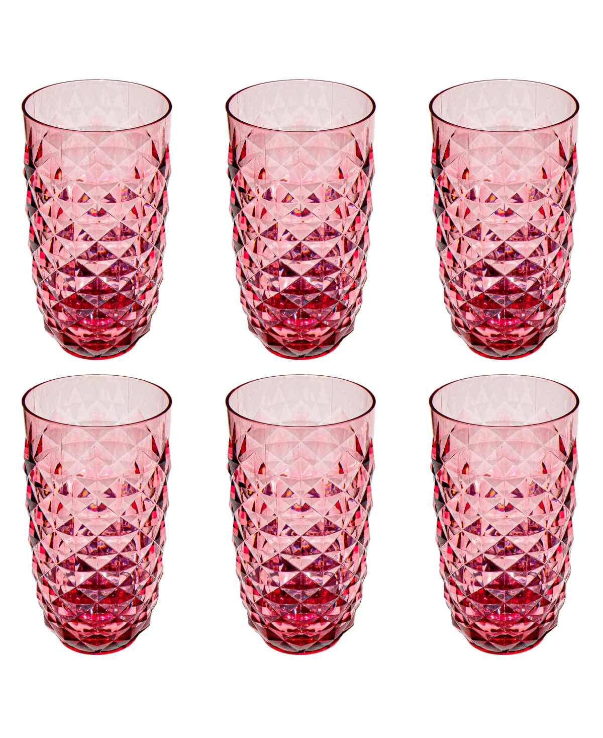 Click here for Abode Homewares Diamond Cut Acrylic Drinking Glass... prices