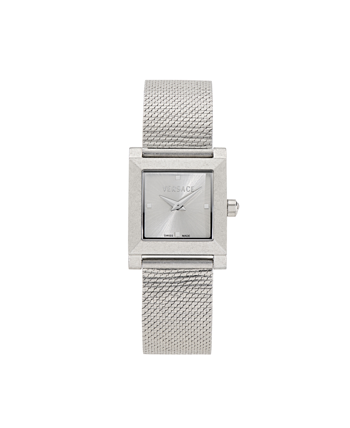 Click here for Versace Womens Mosaic Silver Stainless Steel Strap... prices