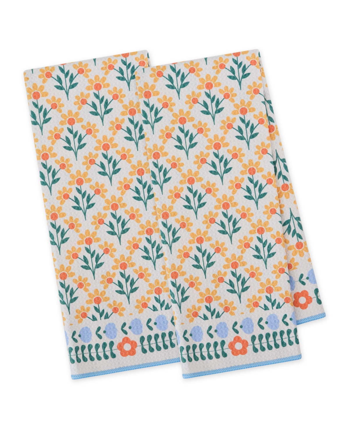 Click here for Design Imports Scandi Spring Flowers Microfiber Re... prices