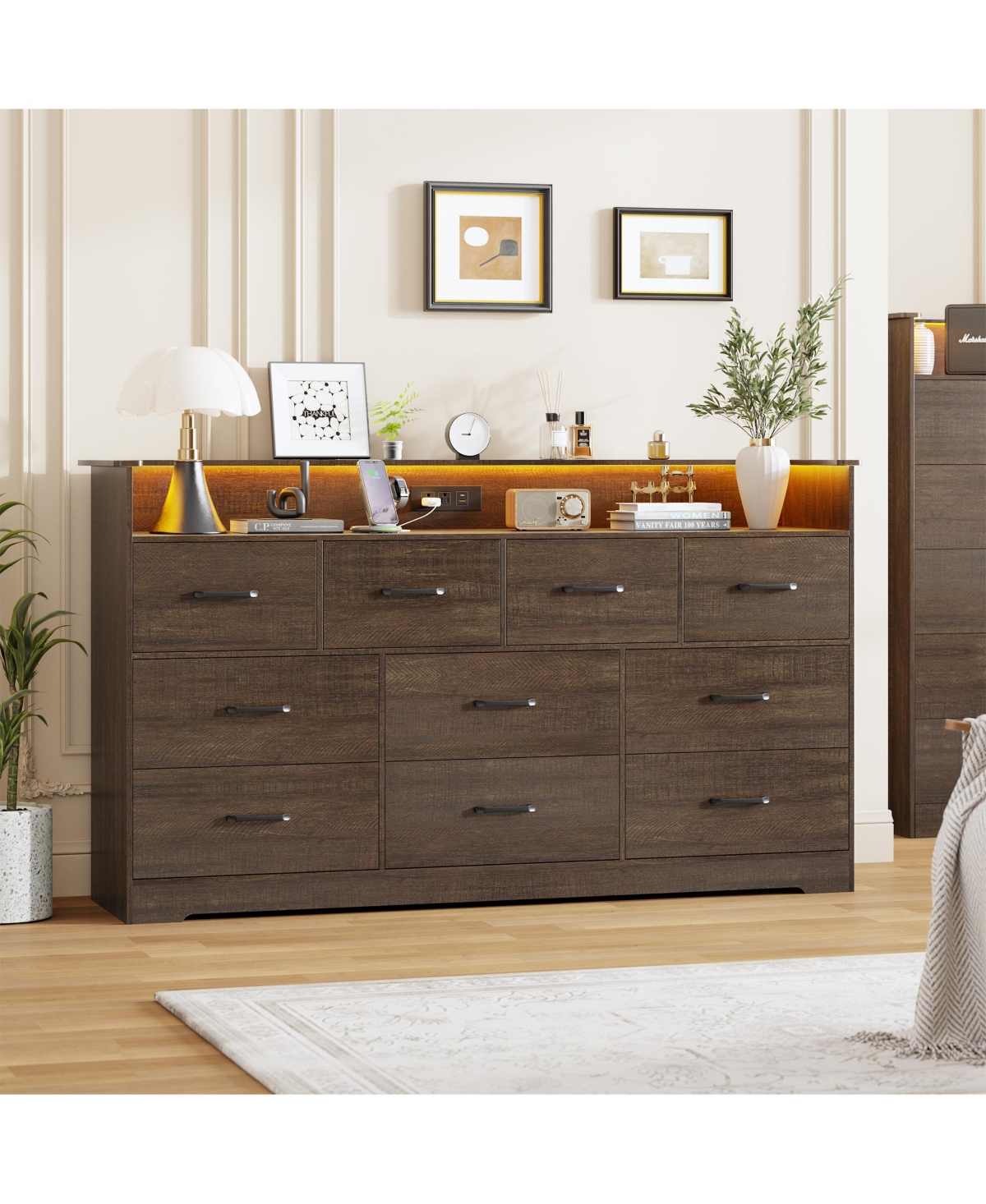 Click here for gaomon 10-Drawer Wooden Dresser  Modern Closet Sto... prices