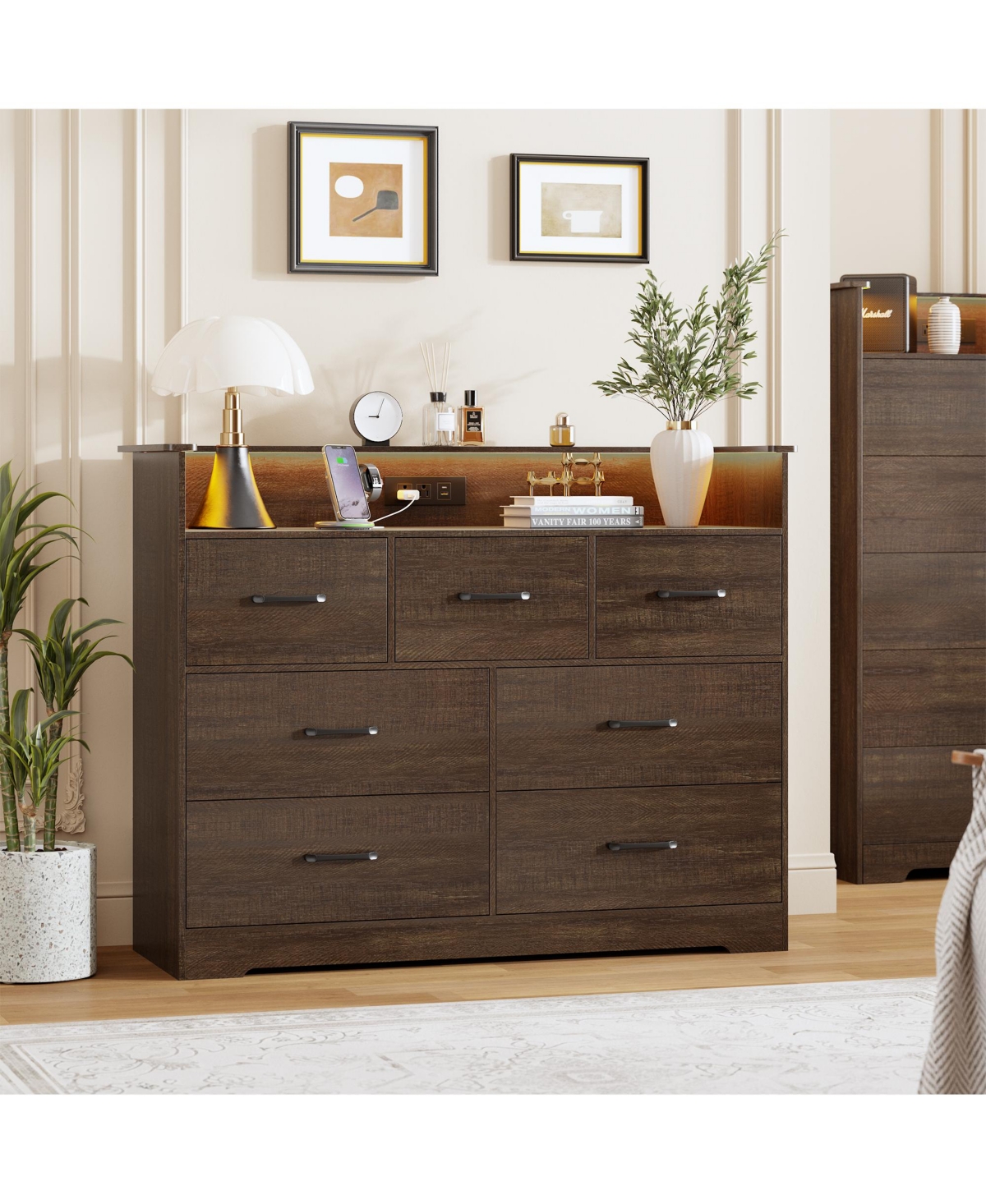 Click here for gaomon 7-Drawer Wooden Dresser  Modern Closet Stor... prices