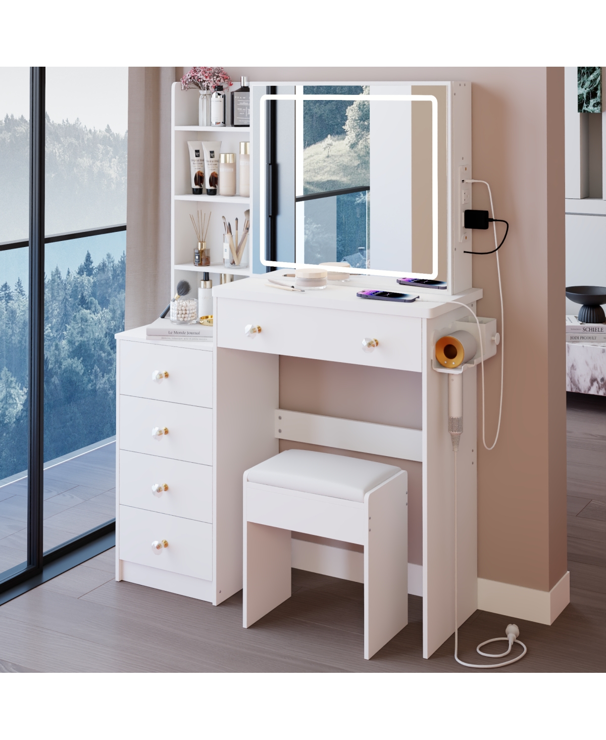 Click here for Streamdale Furniture 37 inches Vanity Table Stool... prices