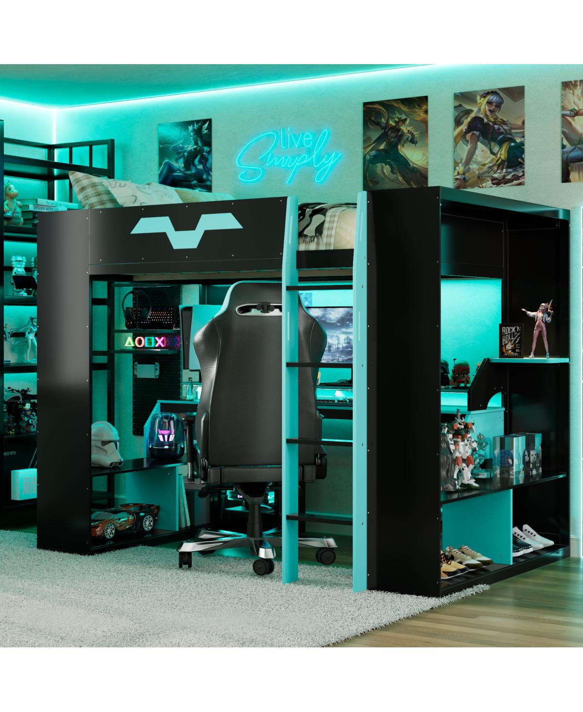 Click here for Streamdale Furniture Wood Loft Bed w/ Power  Usb-c... prices