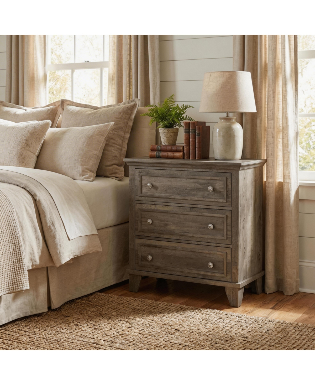 Click here for homfan Modern 3 Drawer Dresser for Bedroom  Wide W... prices