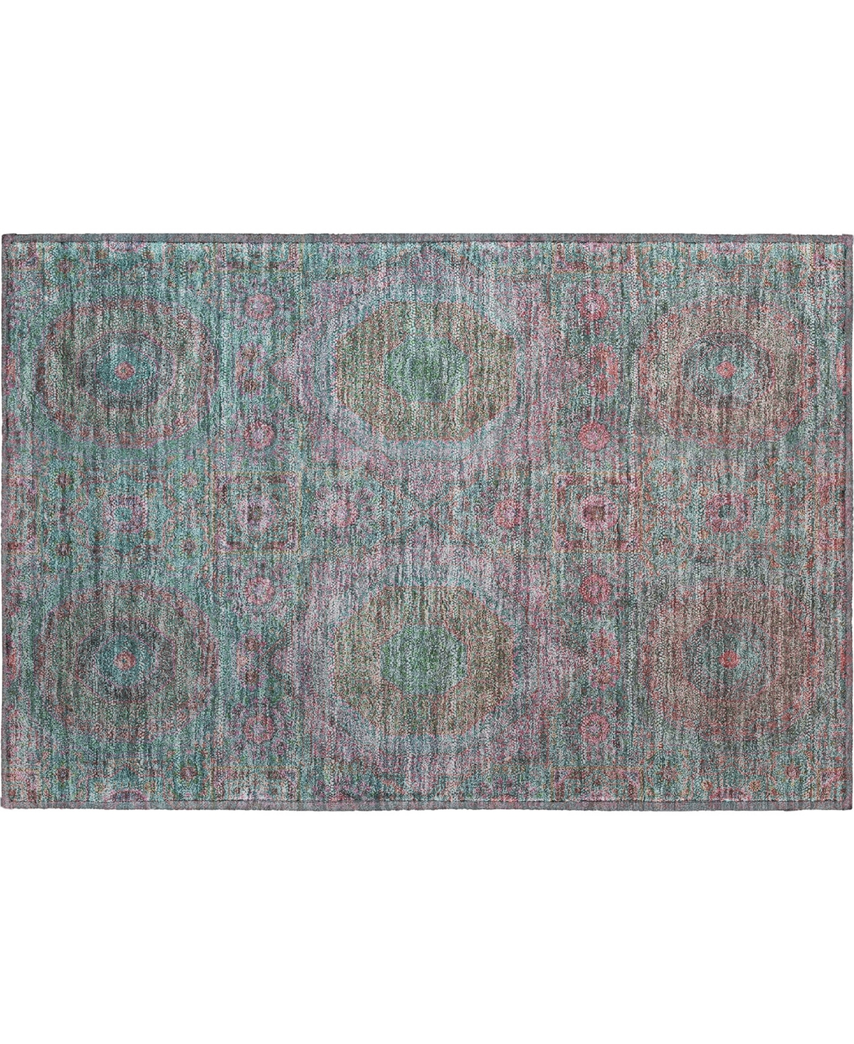 Click here for Addison Mayfield AMF1923 18x26 Area Rug - Teal prices