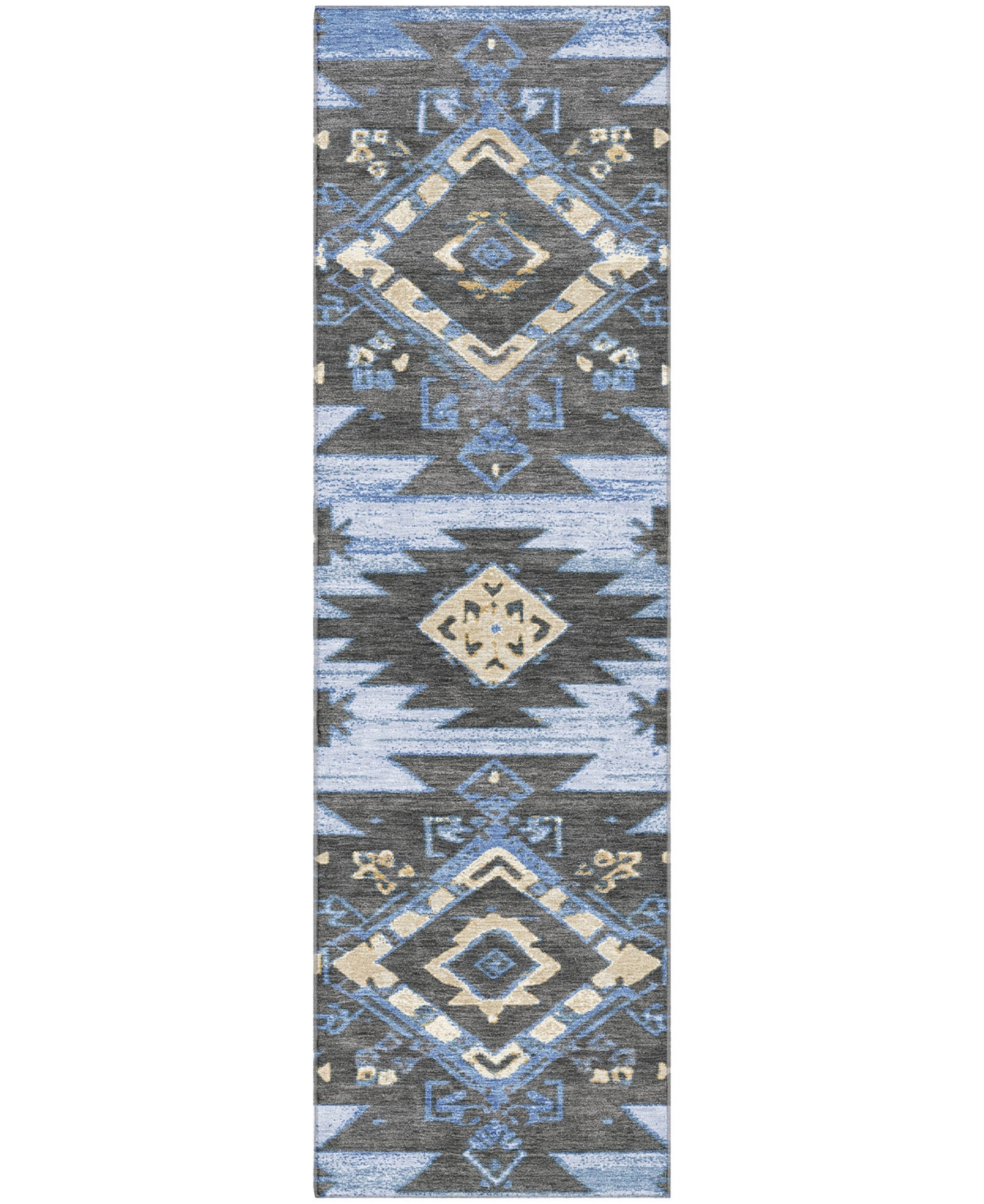 Click here for Addison Mayfield AMF1945 23x76 Runner - Blue prices