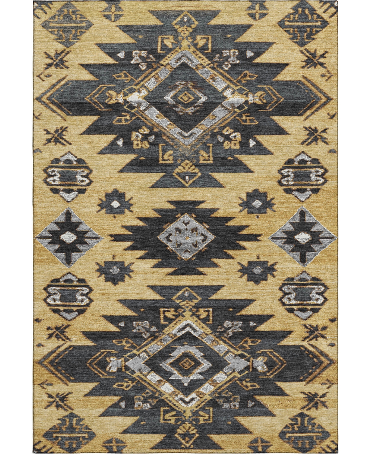 Click here for Addison Mayfield AMF1945 5x76 Area Rug - Gold prices
