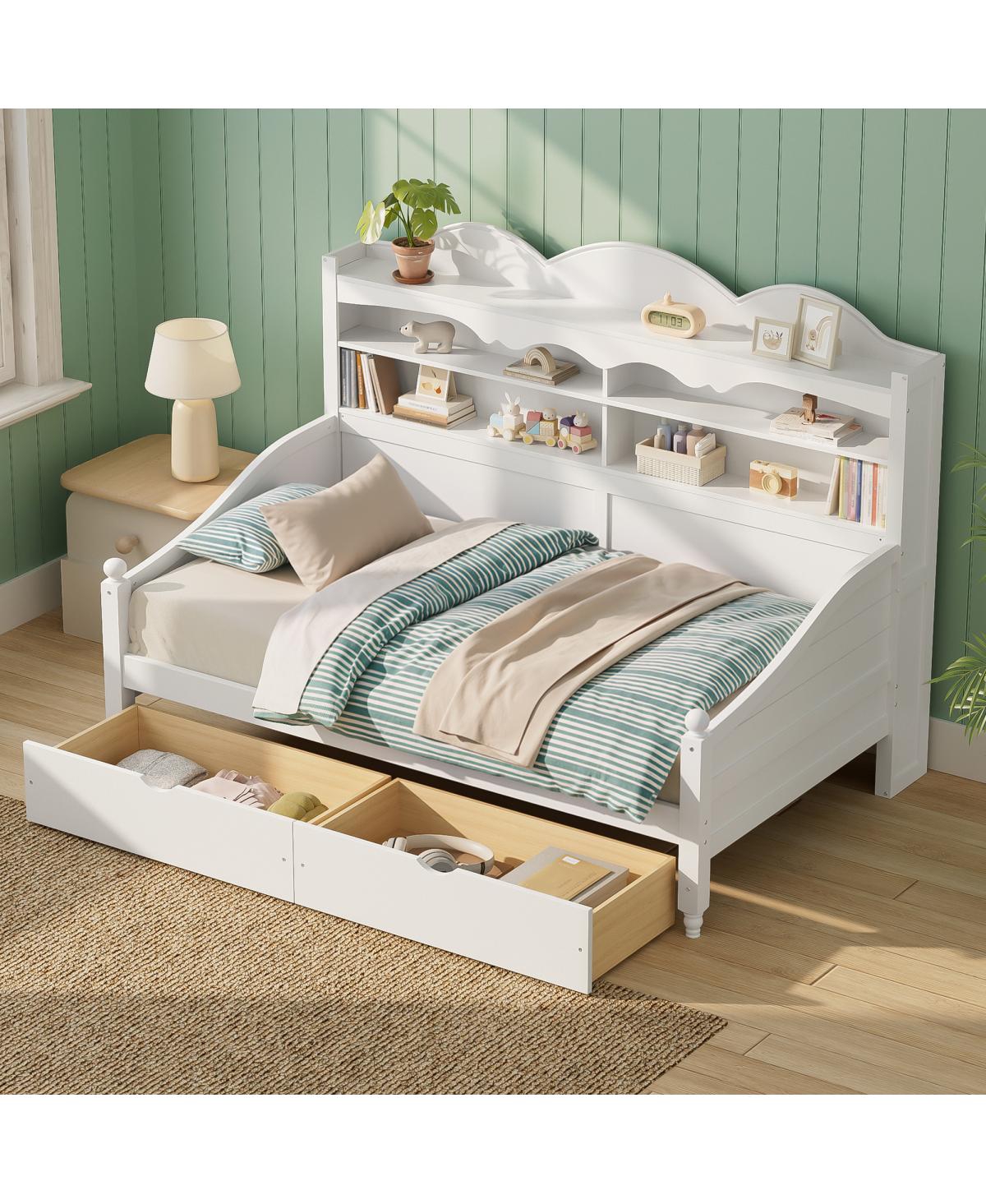 Click here for Streamdale Furniture Wooden Twin Daybed with Stora... prices