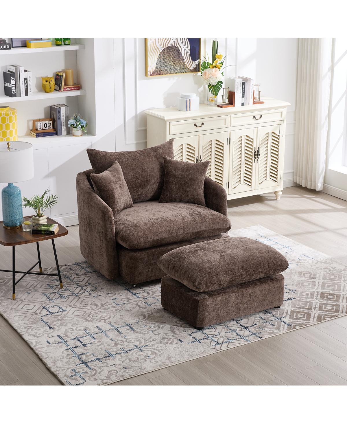 Click here for Streamdale Furniture Oversized Swivel Accent Chair... prices