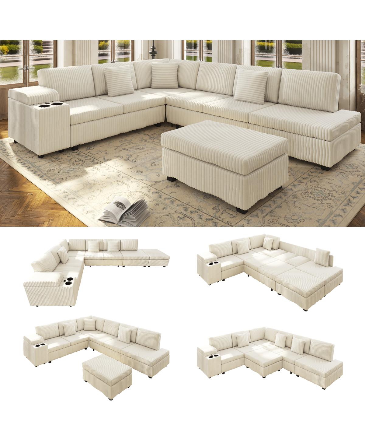 Click here for Streamdale Furniture L Shaped Sectional with Ottom... prices