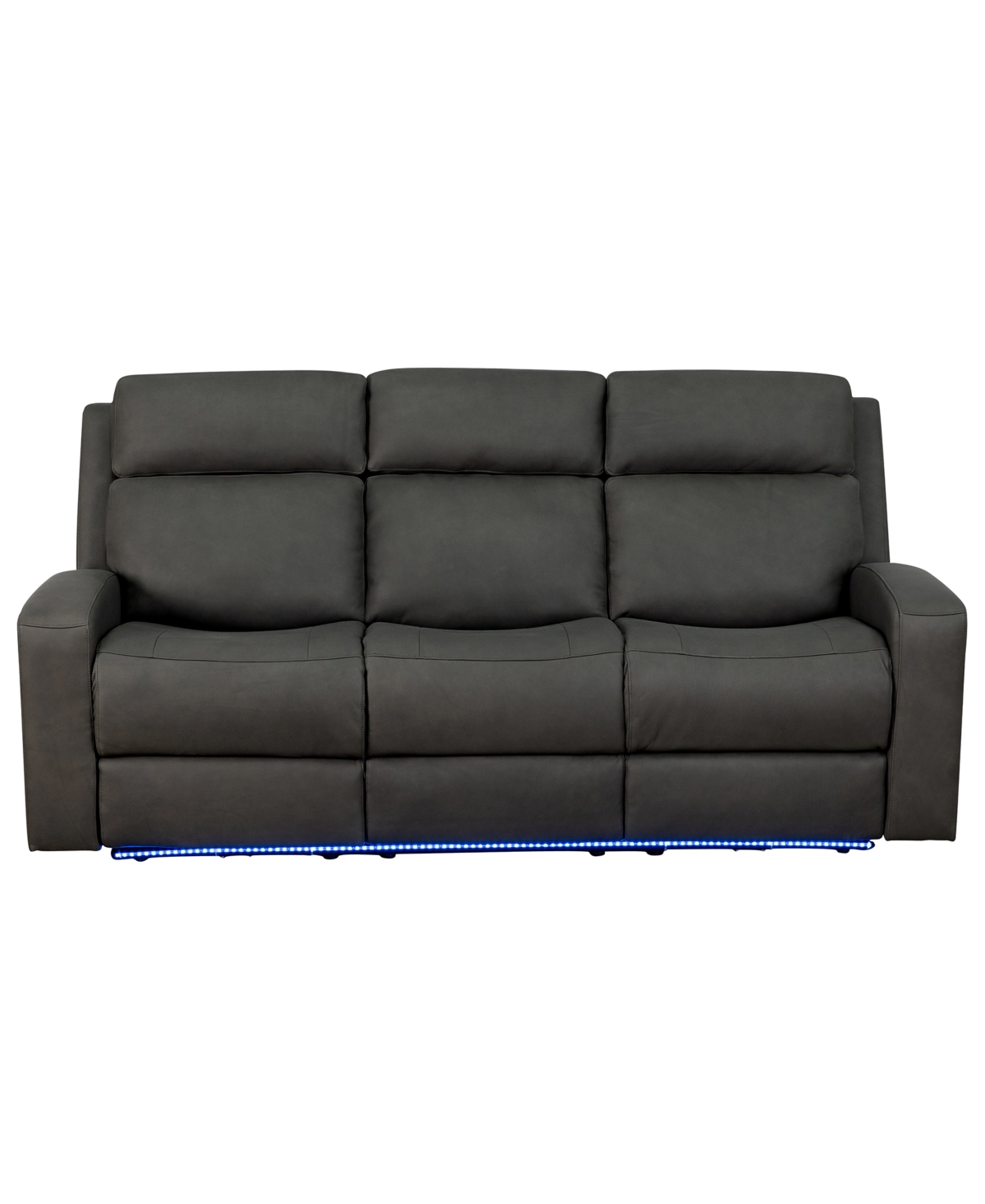 Click here for Hewitt 85 Leather Power Reclining Sofa - Charcoal prices