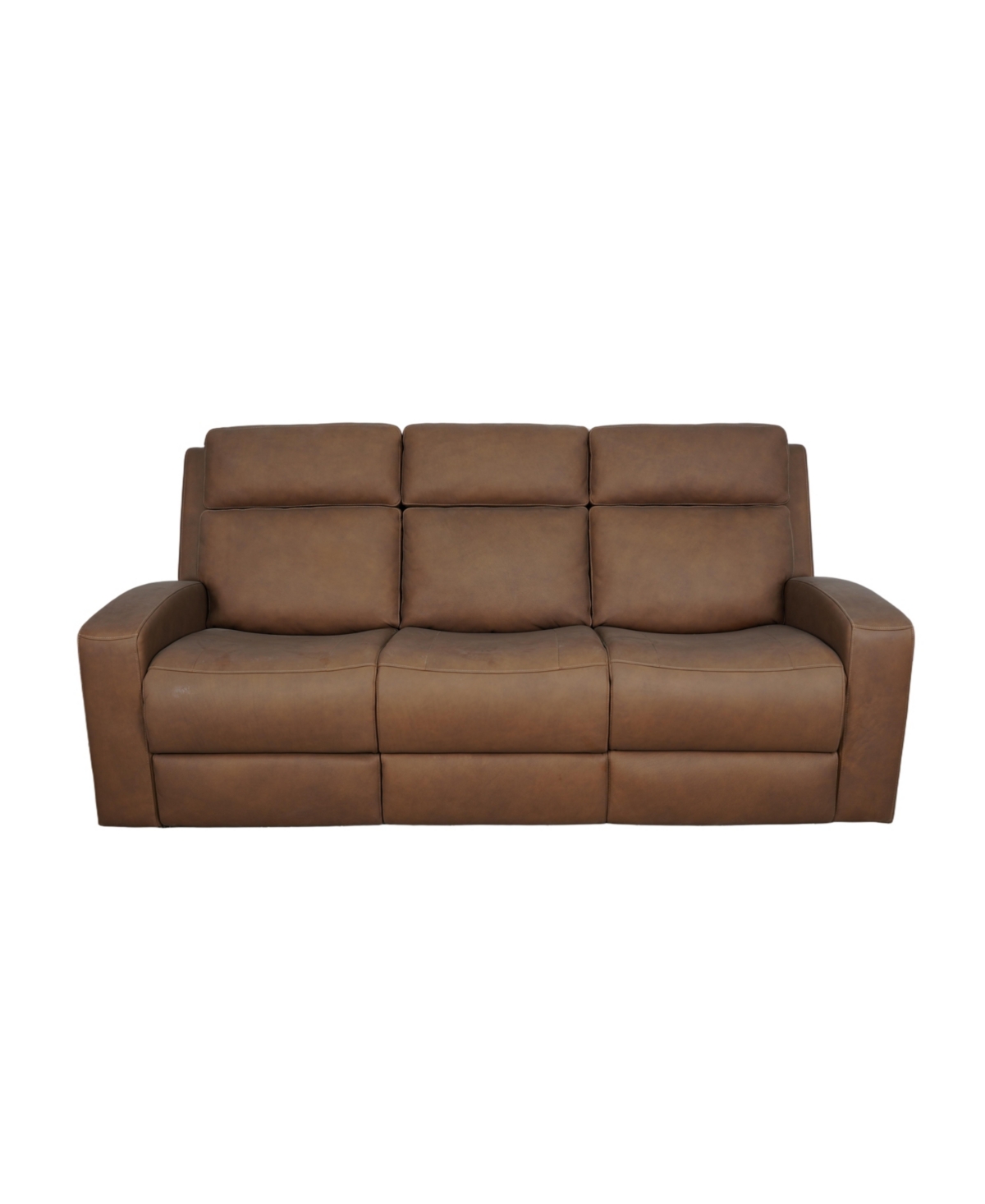Click here for Hewitt 85 Leather Power Reclining Sofa - Milk Choc... prices
