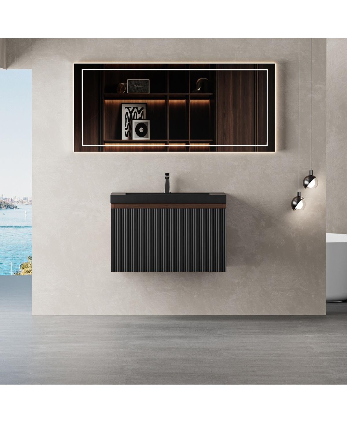 Click here for Sillysis Wall Mounted Bathroom Vanity  Quartz Sand... prices