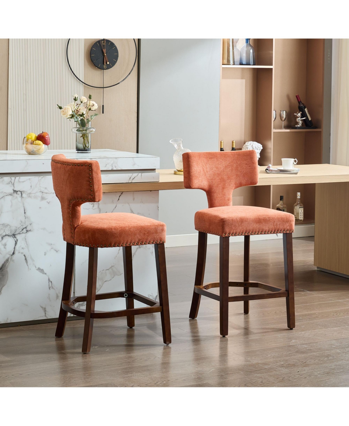 Click here for Clihome Mid Century Modern Counter Height Bar Stoo... prices
