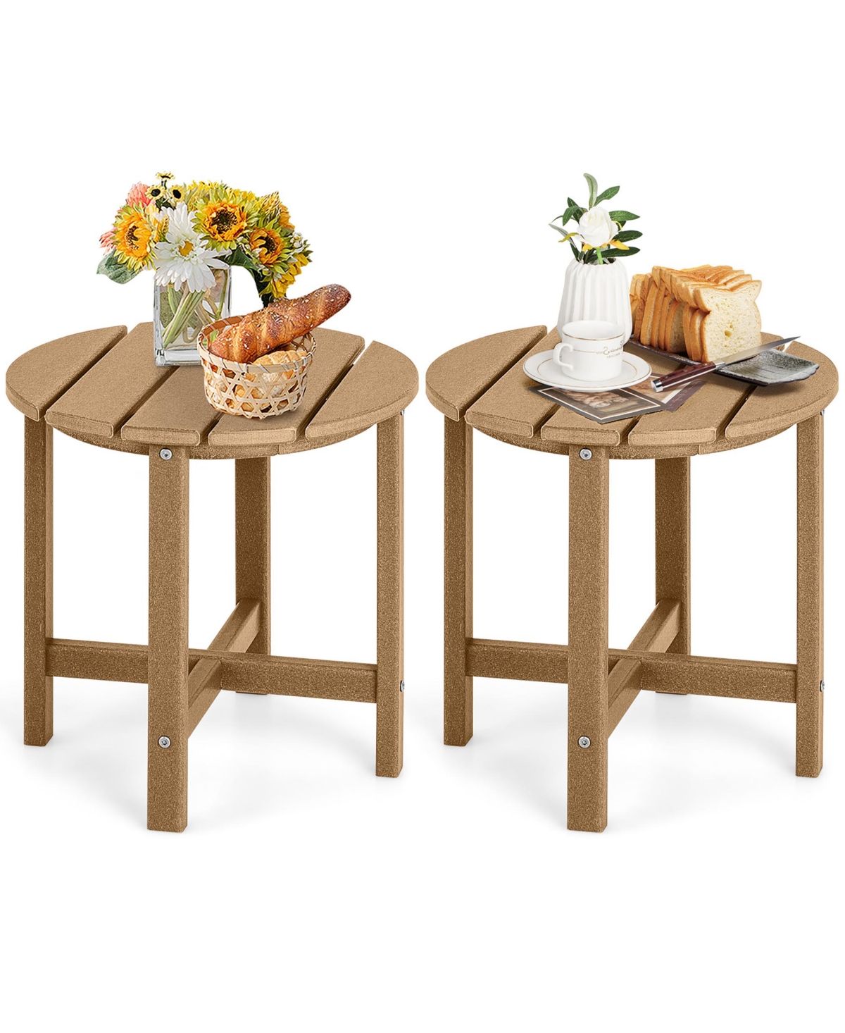 Click here for Gymax 2PCS 18Adirondack Side Table Weather Resista... prices