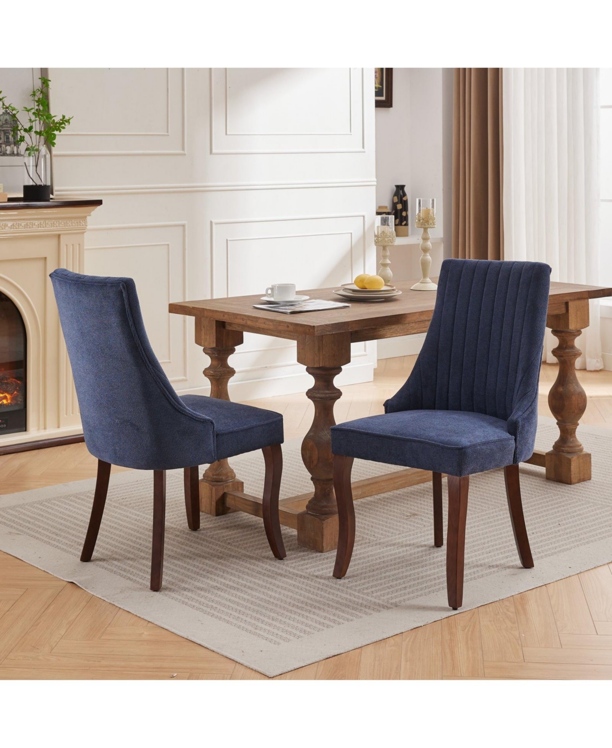Click here for Rayon Cloth Flocking Linen Dining Chairs Channel K... prices
