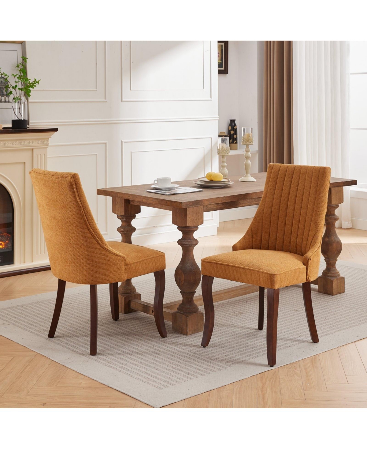 Click here for Rayon Cloth Flocking Linen Dining Chairs Channel K... prices