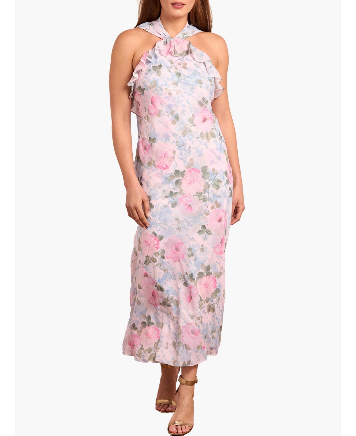 Click here for Needle & Thread Womens Camilles Garden Halter Neck... prices