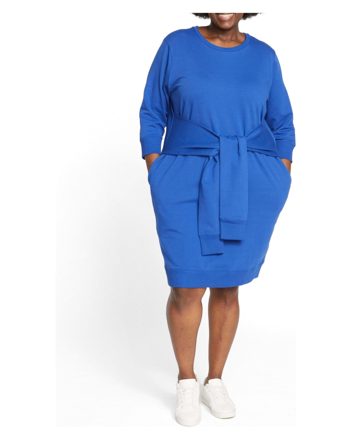 Click here for Universal Standard Plus Size Misa Tie Sweatshirt D... prices
