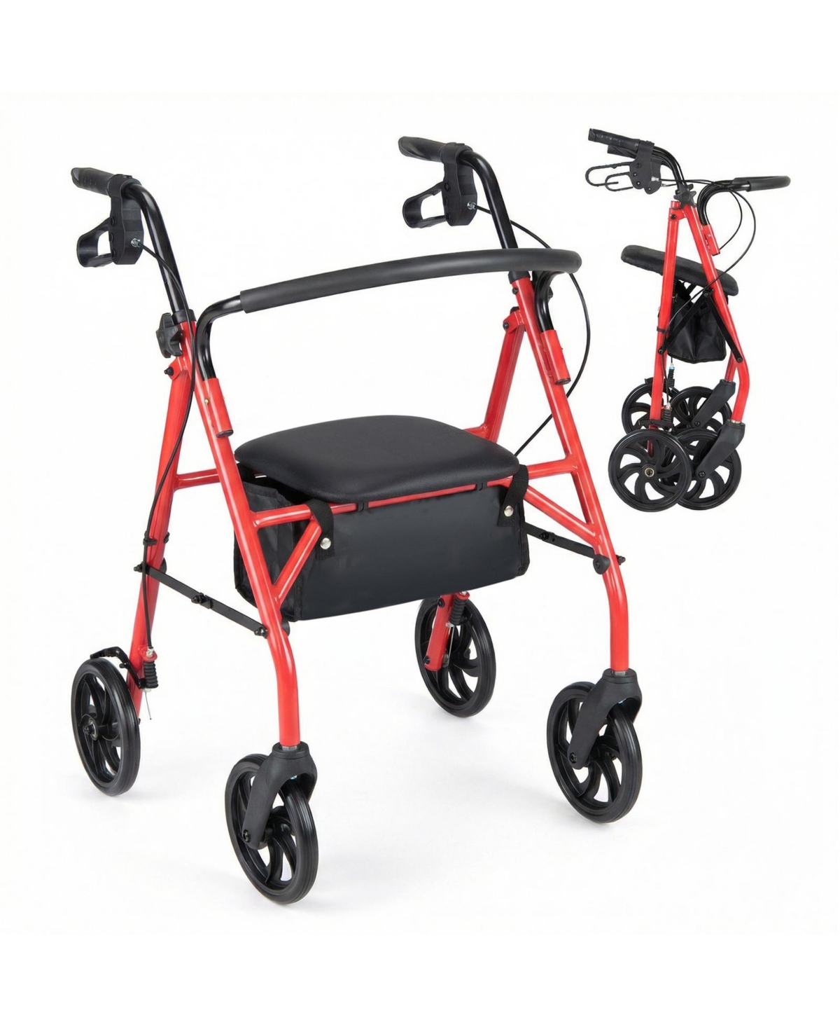Click here for Costway Rollator Walker with Seat  Height Adjustab... prices