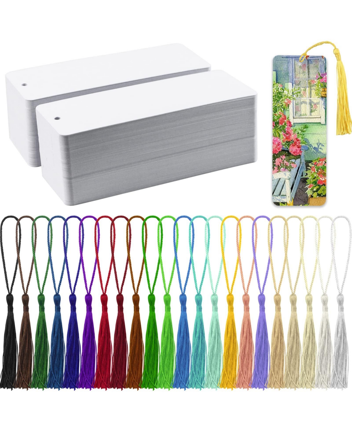 Click here for Gnuadz Blank Paper Bookmarks with Tassels for Diy... prices