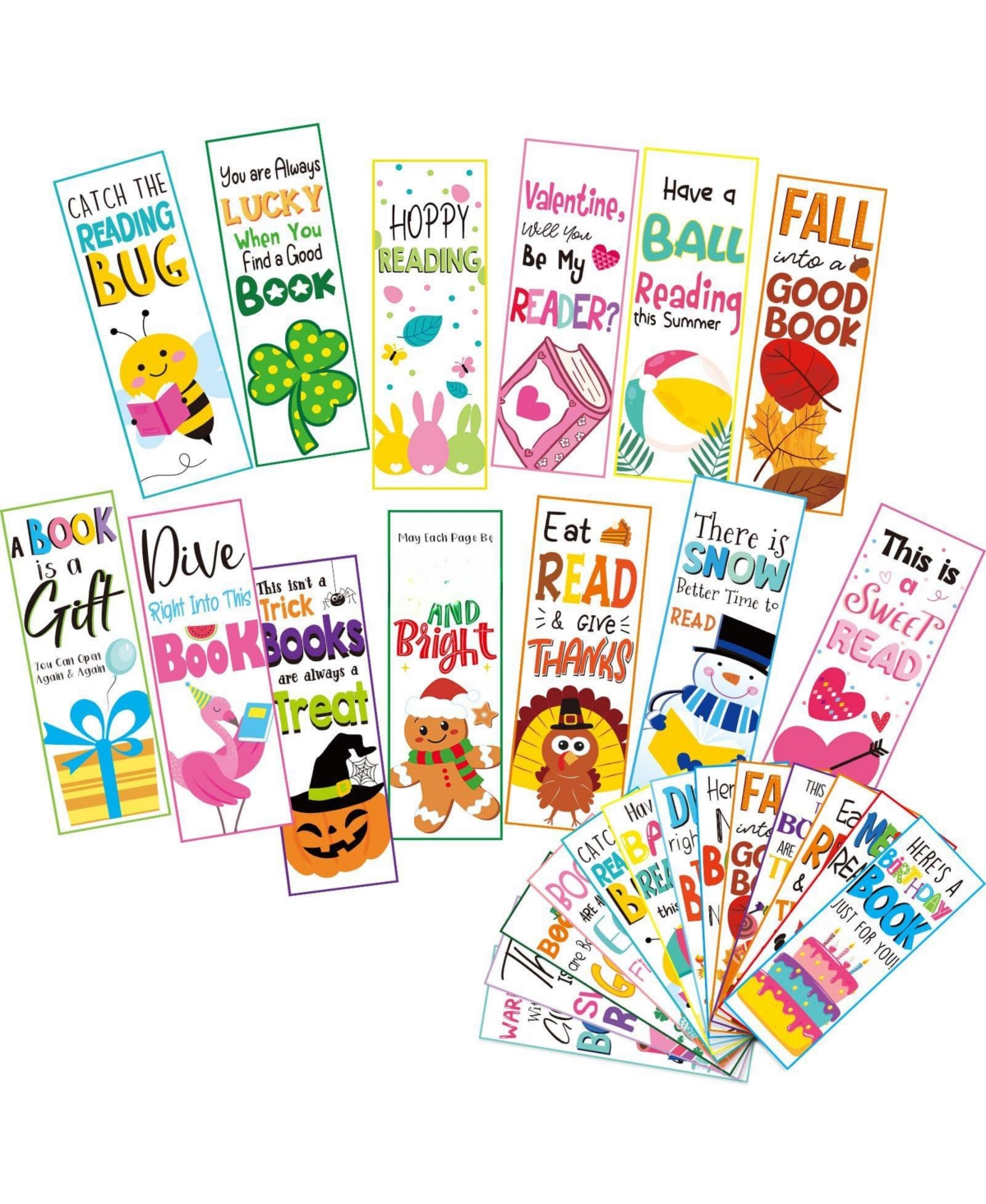 Click here for Gnuadz Bulk Bookmarks Classroom Reading Rewards Sc... prices