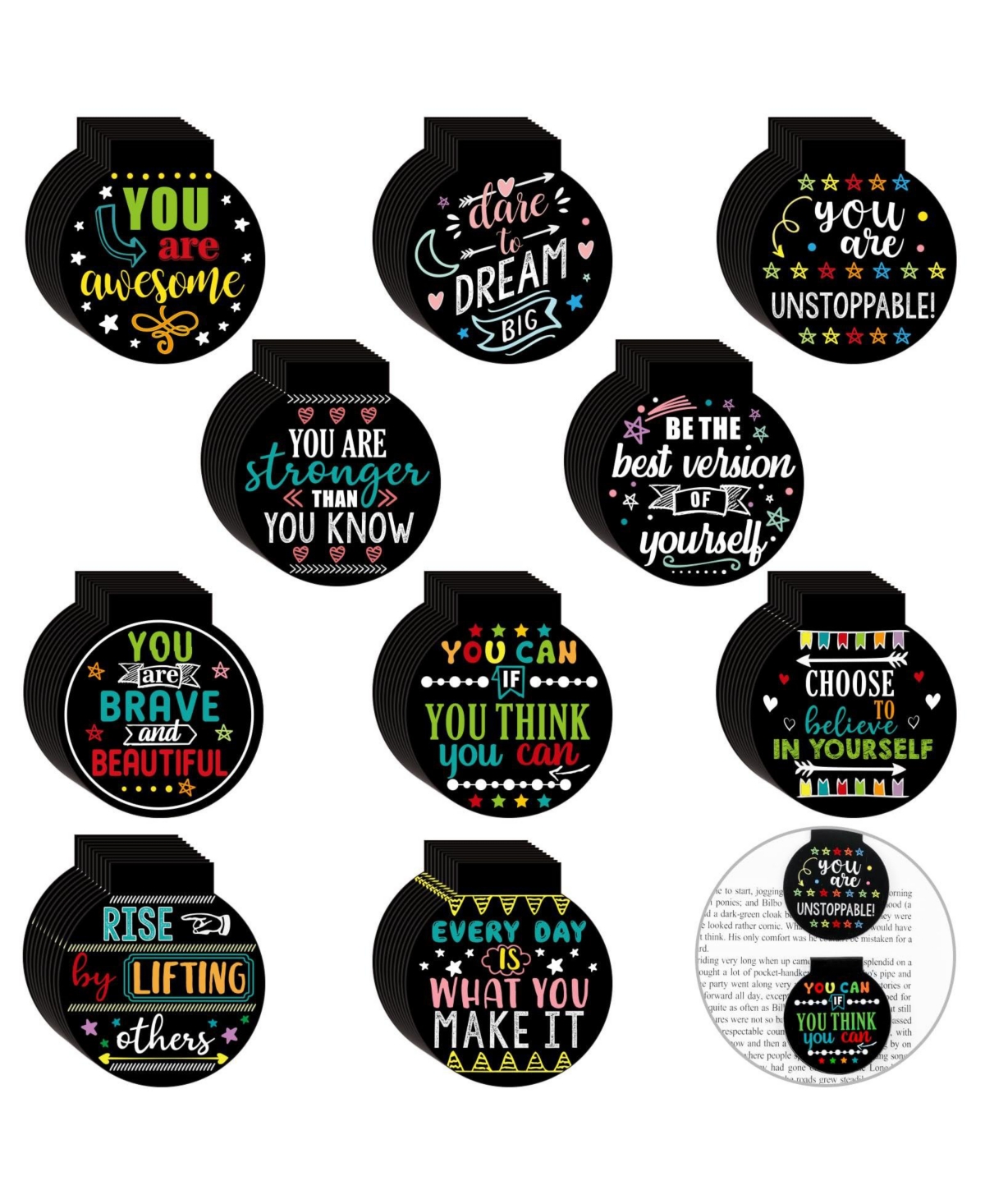 Click here for Gnuadz Magnetic Bookmarks Inspirational Reading Gi... prices